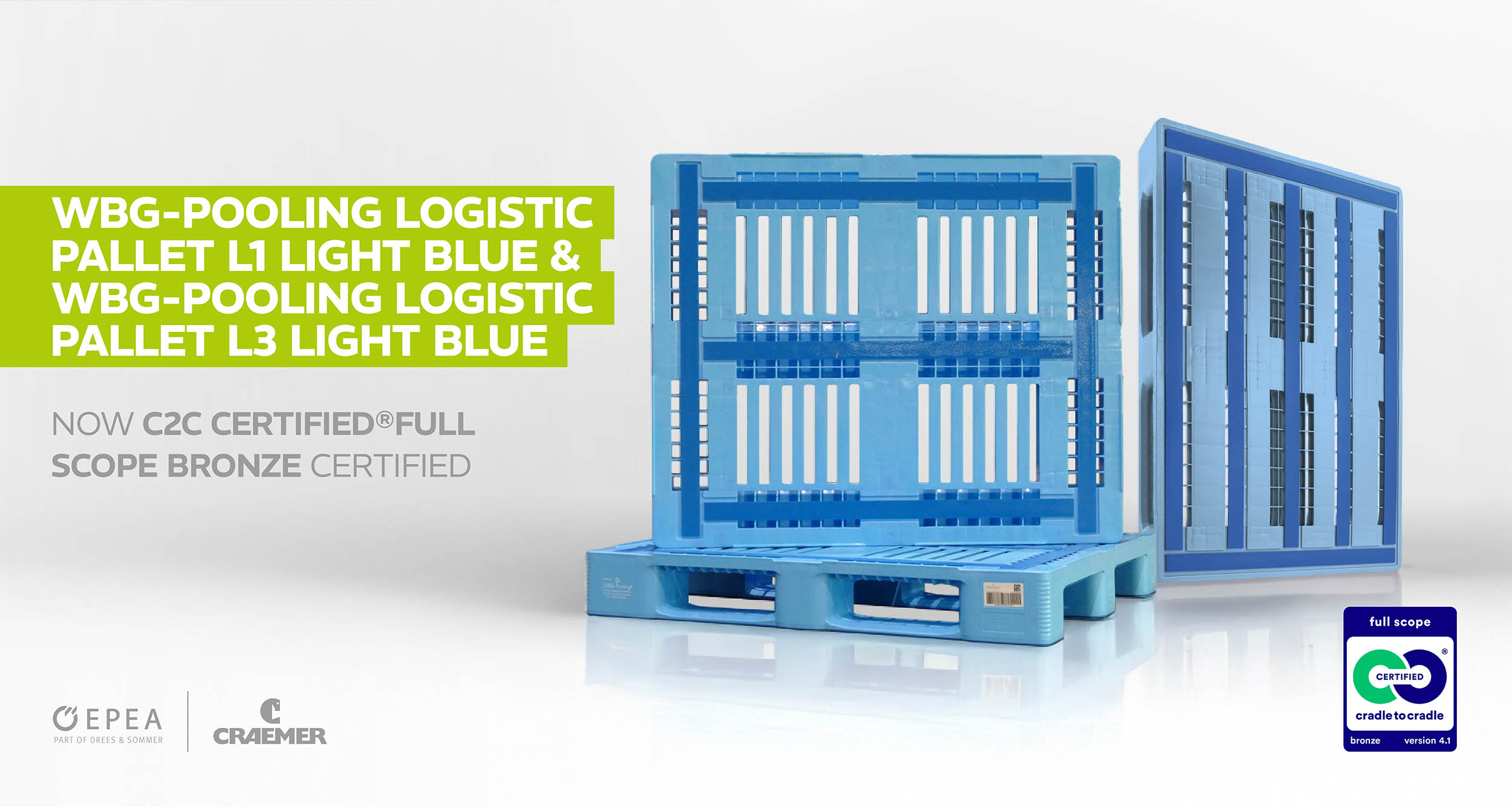 Circularity at the highest level: WBG-Pooling-L1- and -L3-logistics-pallets are officially ...